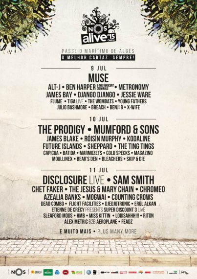 NOS Alive | Edições anteriores do Festival de Música