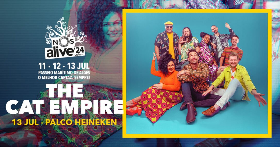 The Cat Empire on the Heineken Stage on July 13 | NOS Alive Festival