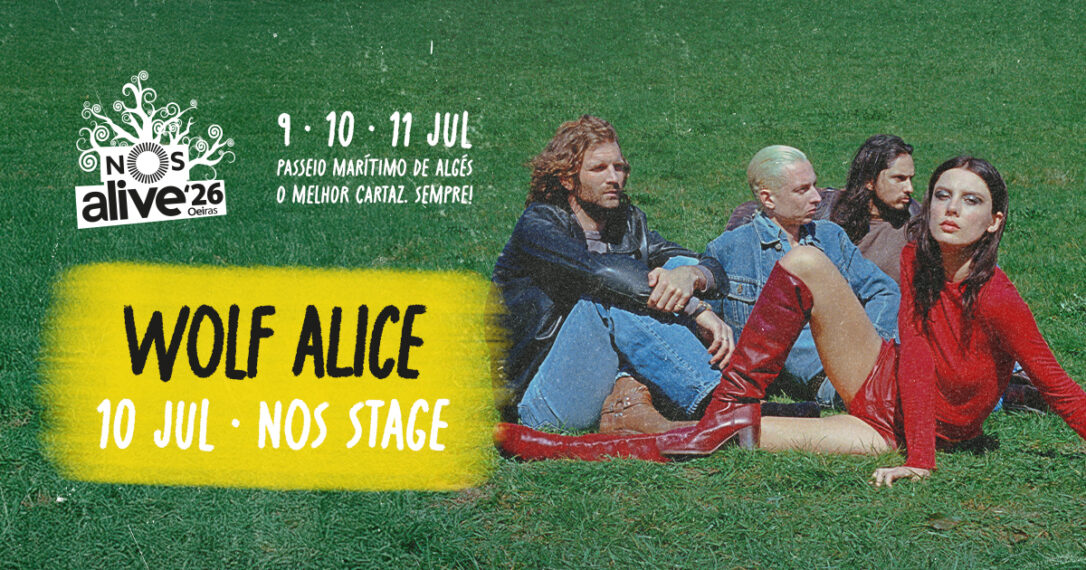 Wolf Alice confirmados no NOS Alive no dia 10 de julho